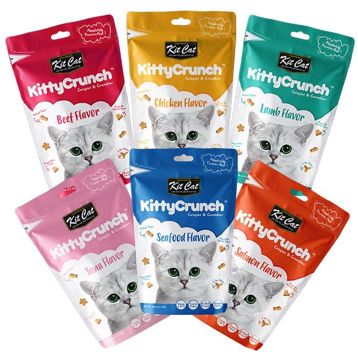 Jual Kit Cat Kitty Crunch 60 gr - Snack Kucing | Shopee Indonesia