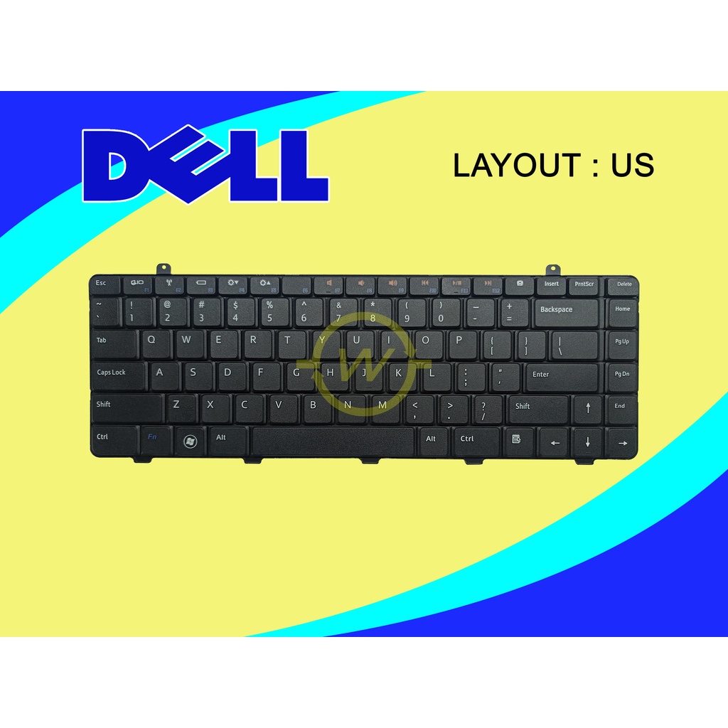 Jual Keyboard Dell Inspiron 1464 1464R 1464D Series Hitam | Shopee ...