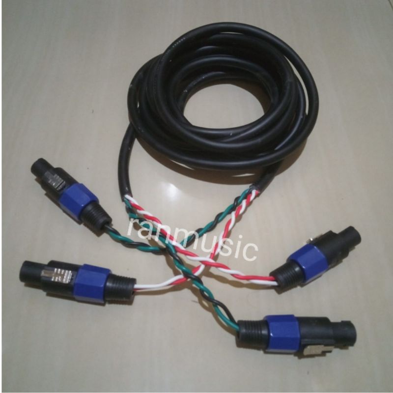 Jual KABEL SPEAKER TITAN 4x2.5 TERPASANG SPIKON KE SPIKON BIRU 2 METER ...