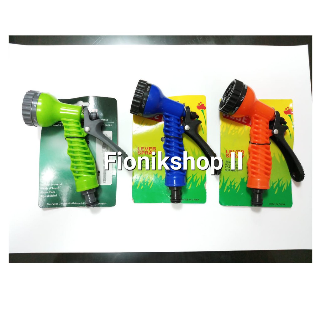 Jual HOSE NOZZLE SEMPROTAN SELANG AIR TEMBAK 7 IN 1 | Shopee Indonesia