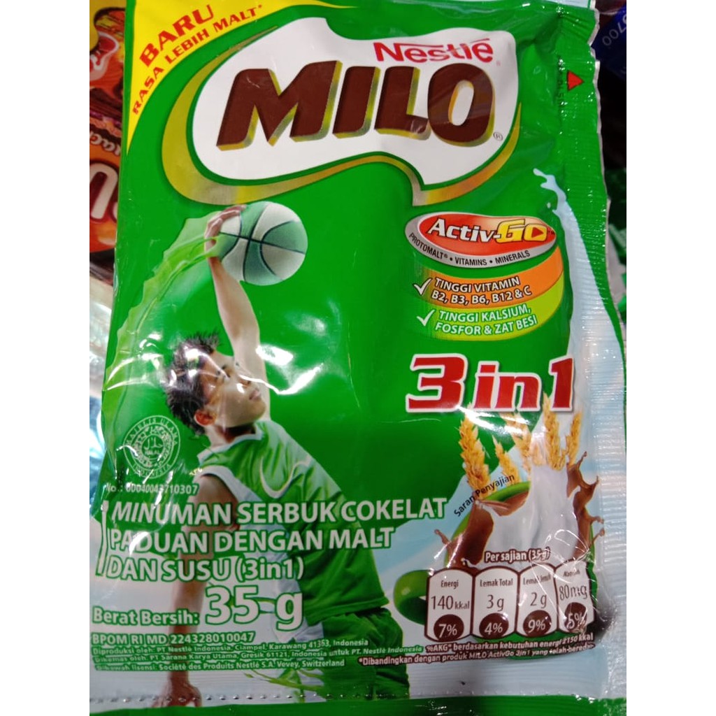 Jual Nestle Milo Activ Go 35 gr | Shopee Indonesia