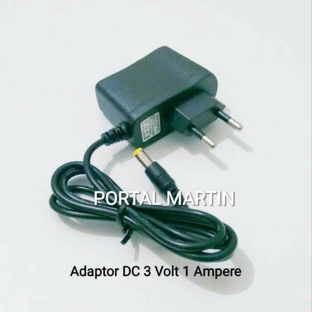 Jual Adaptor DC 3 Volt 1 Ampere 3V 1A Switching | Shopee Indonesia