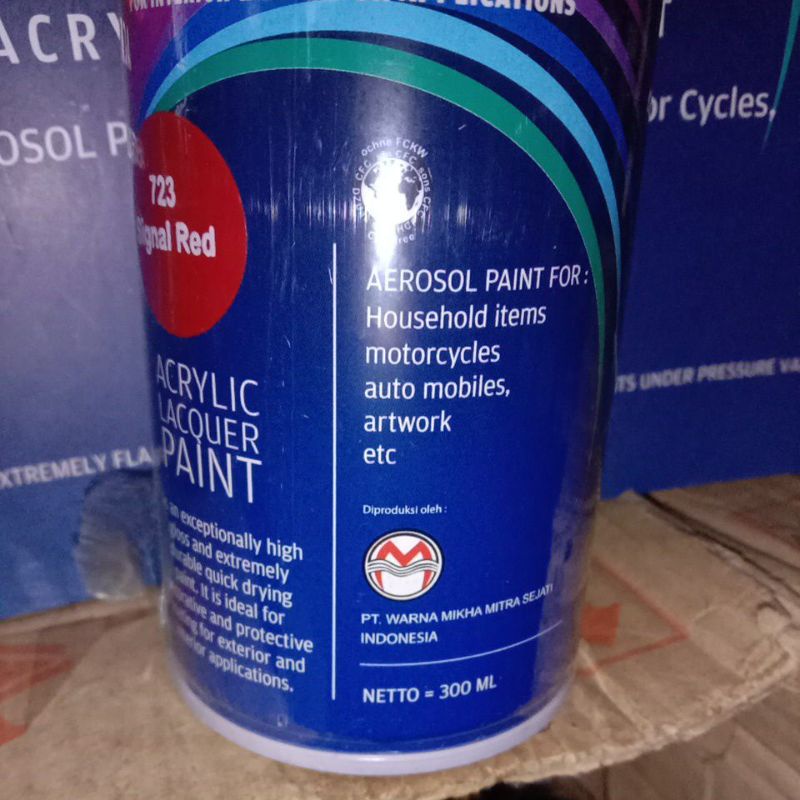 Jual 723 Signal Red Saporo SAPPORO 150ml-300ml Merah Darah Tua Cat ...