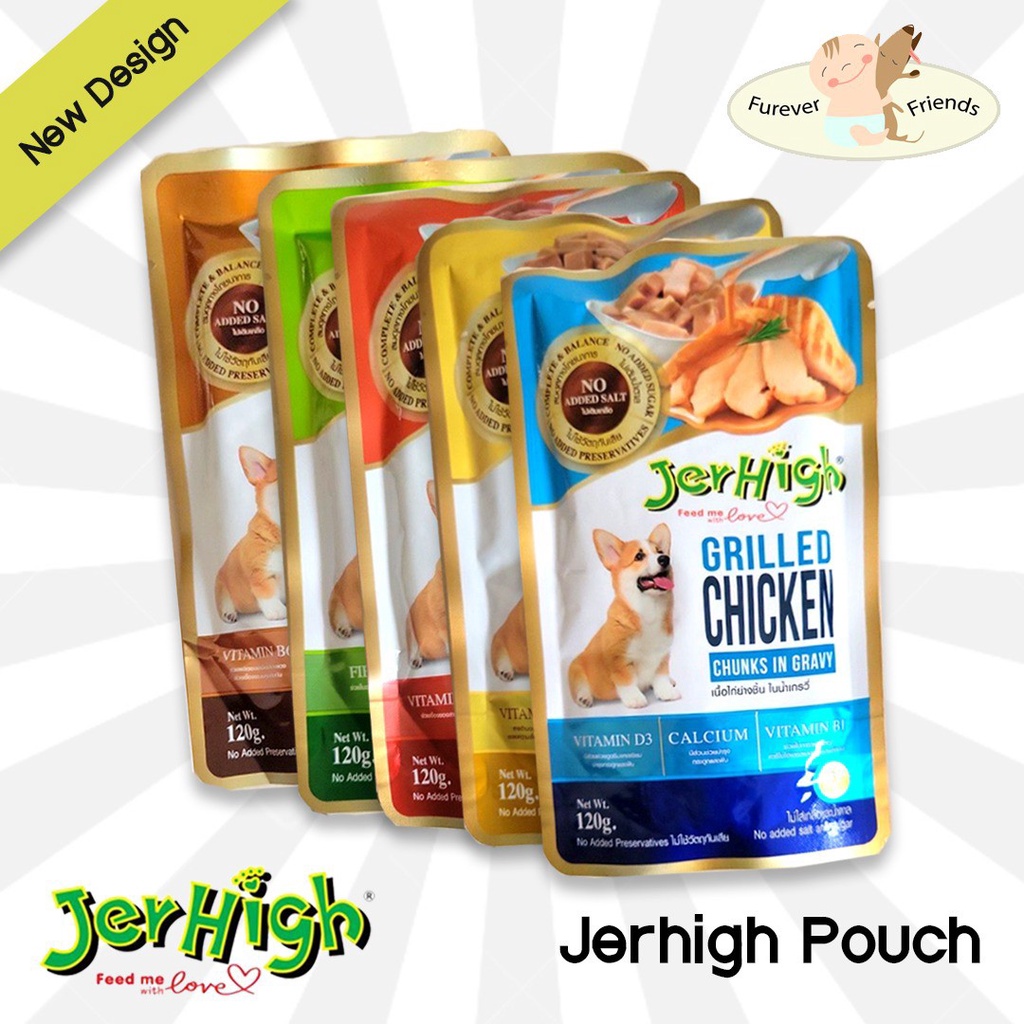 Jual Jerhigh Pouch In Gravy 120g Wet Dog Food Makanan Anjing BESTSELLER ...