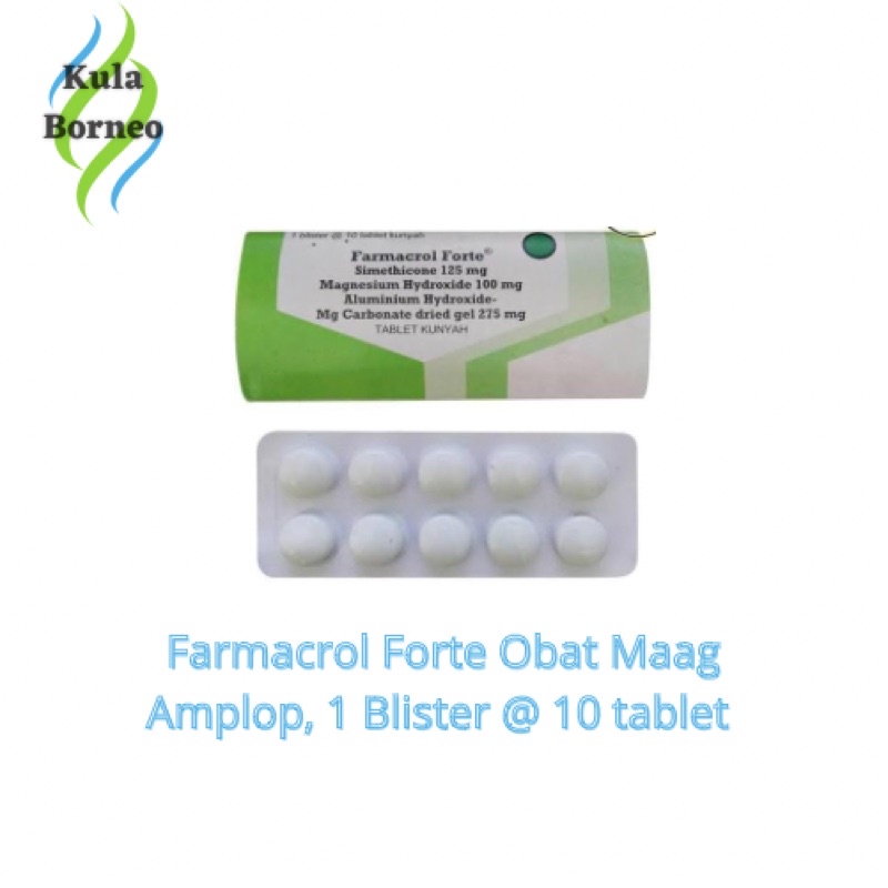Jual Farmacrol Forte Obat Maag Tablet Kunyah | Shopee Indonesia