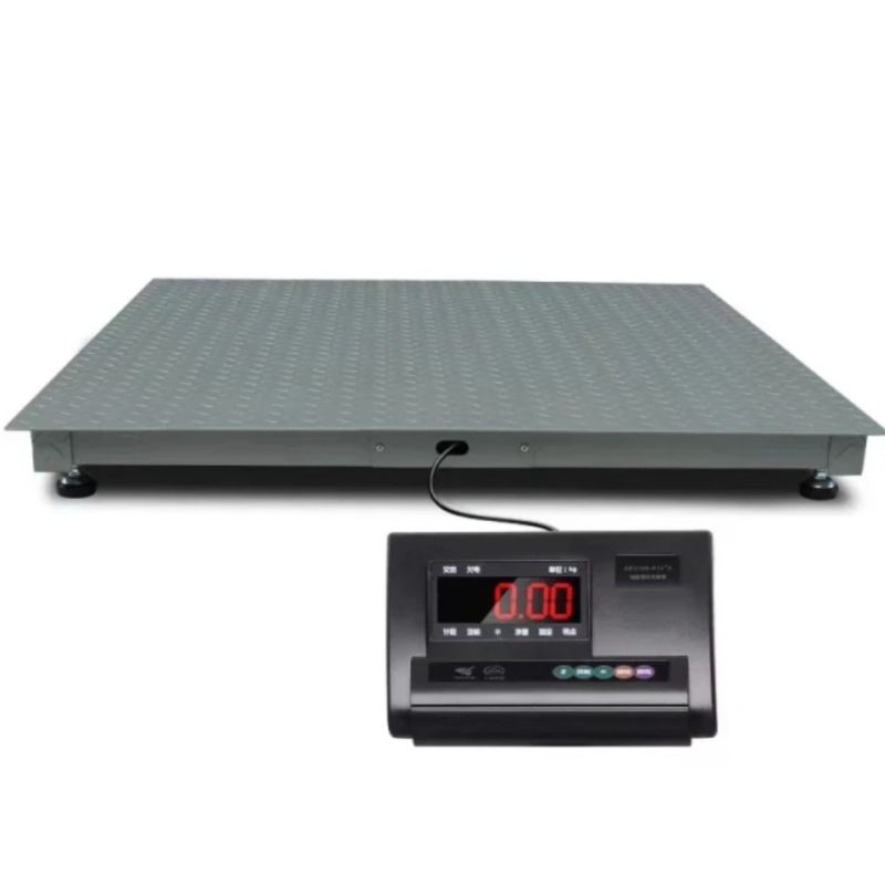 Jual timbangan lantai size 120 x 120 cm kap 2 ton merk a12e floor scale kapasitas 2000kg digital ...