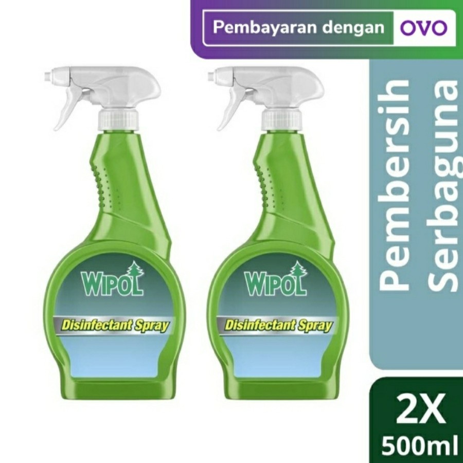 Jual Wipol Desinfectant Spray Antibacterial Serba Guna 500 Ml Twin pack ...