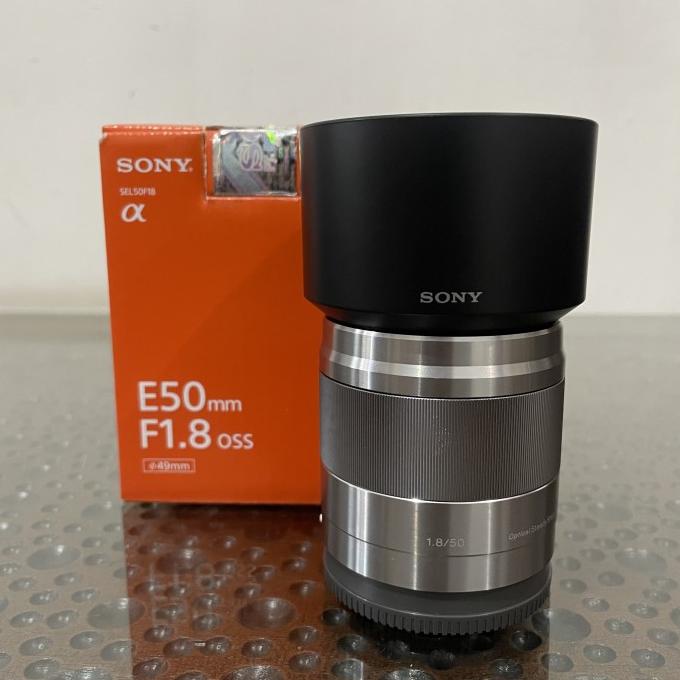 Jual Sony E 50mm f1.8 OSS Mulus Fullset | Shopee Indonesia