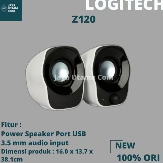 Jual Speaker Logitech Z120 Mini Stereo Garansi Resmi | Shopee Indonesia
