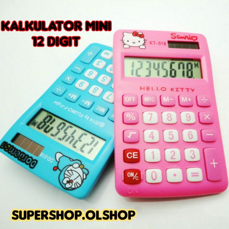 Jual kalkulator mini portabel elektronik 12 DIGIT⭐ SUPERSHOP ⭐ | Shopee ...