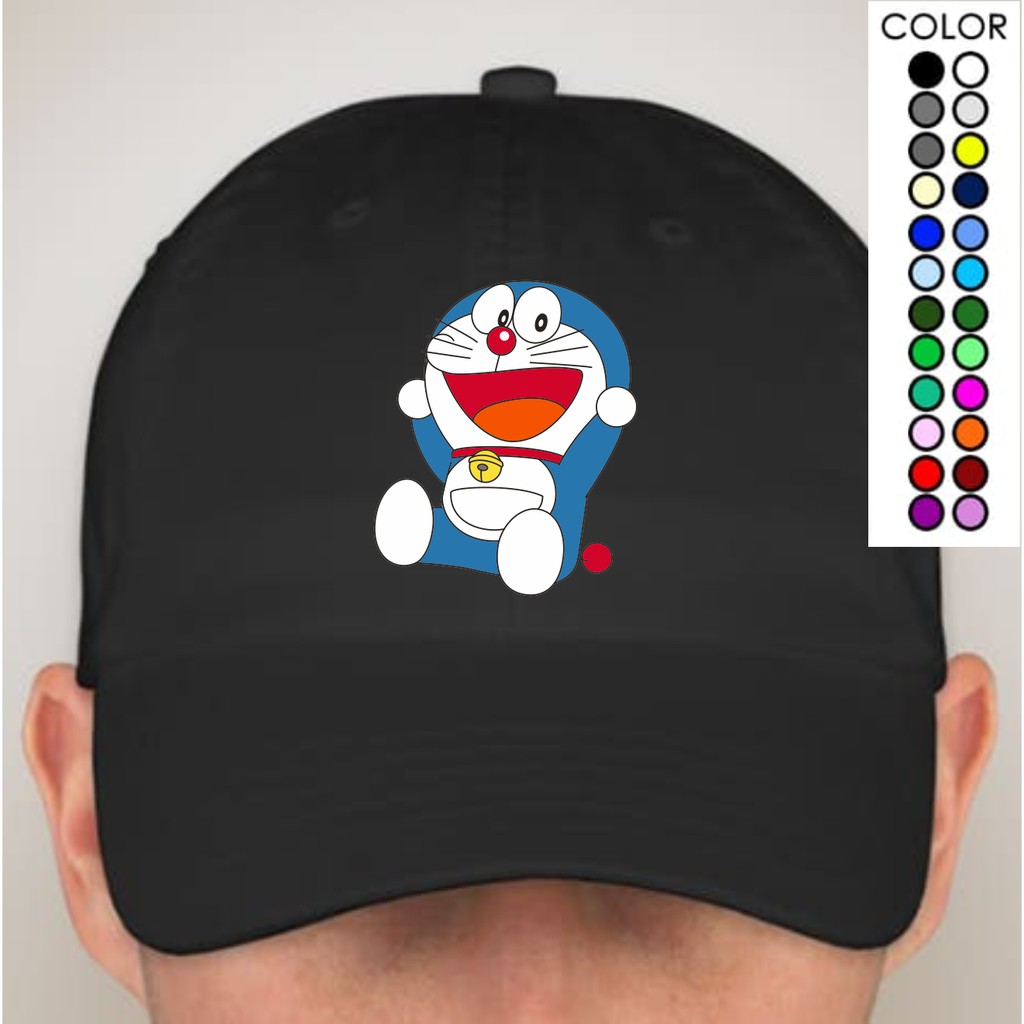 Jual GENOS TOPI BASEBALL CAPS 25T DORAEMON | CUSTOM | SABLON | TOPI ...