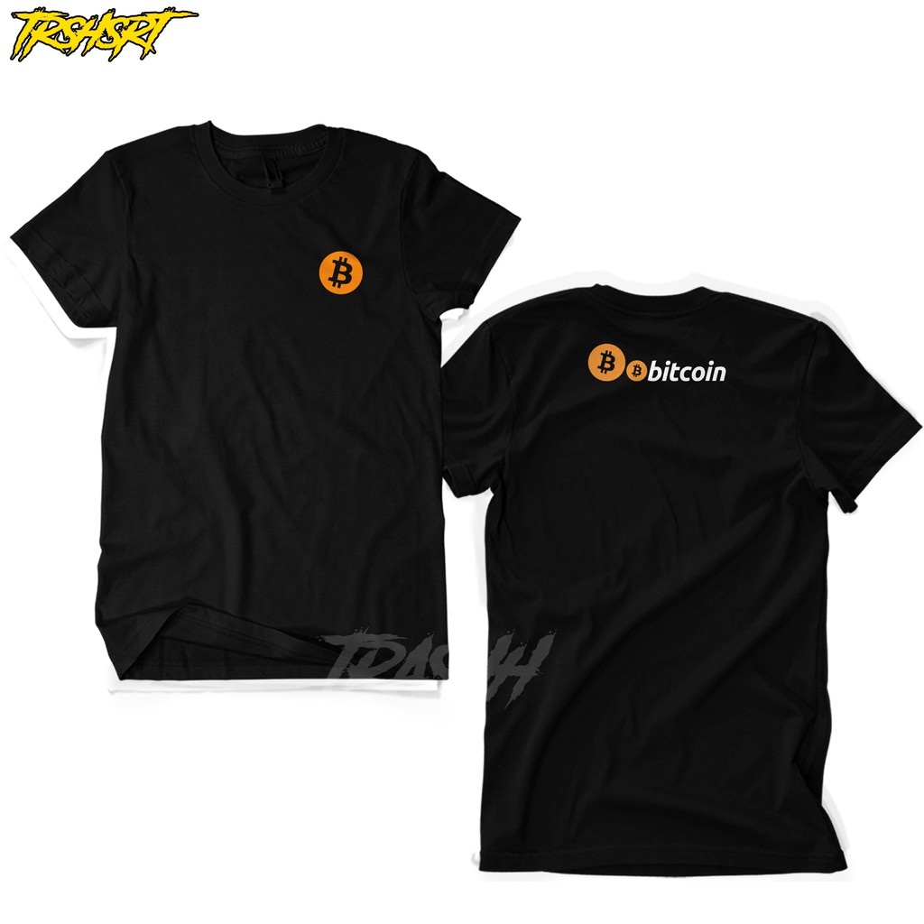 Jual Kaos Bitcoin BTC Logo Mining Cotton Combed 30S | Shopee Indonesia