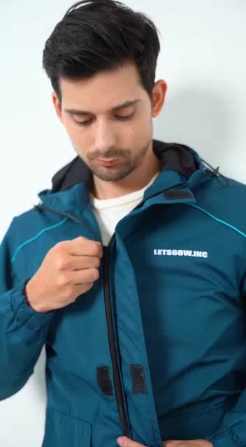 Jual Jaket Pria Anti Angin Waterproof Parka Outdoor Jaket Motor Pria ...