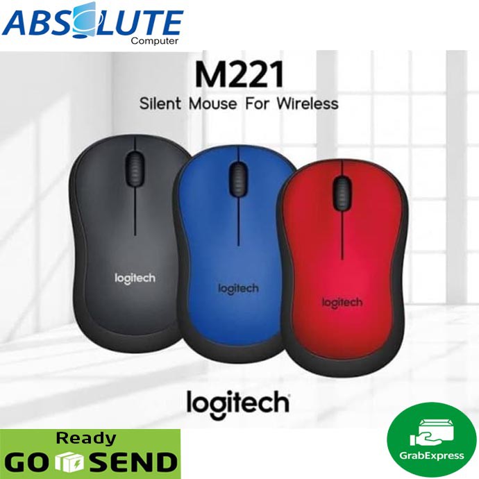 Jual Mouse Logitech M221 Wireless Silent USB Original 100% Murah aja M ...