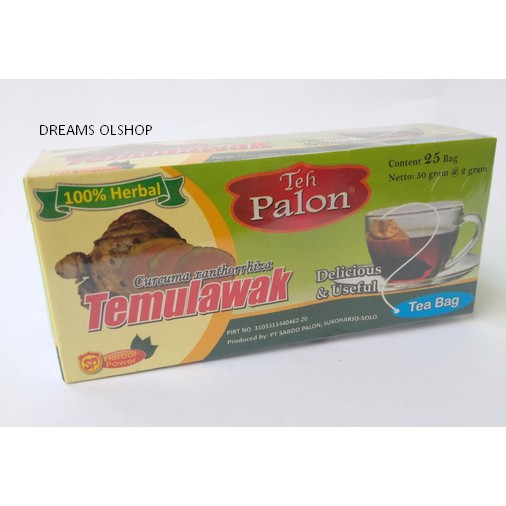 Jual Teh Palon Temulawak Celup Herbal Sabdo Palon Isi 25 Kantong ...