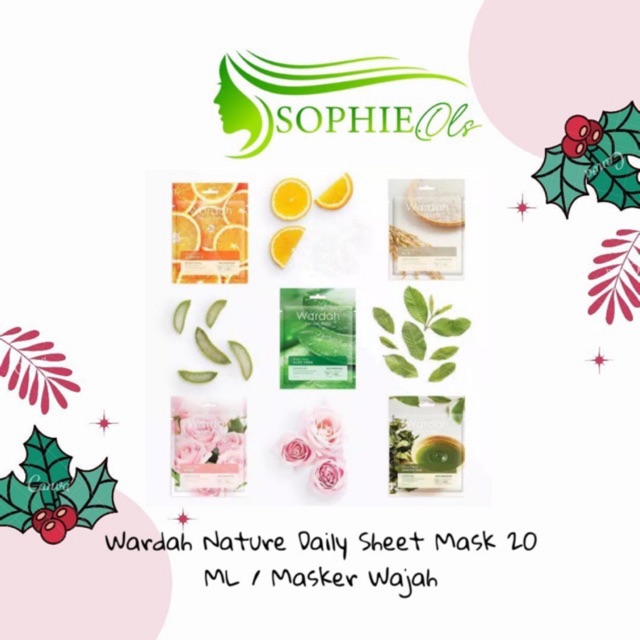 Jual Wardah Nature Daily Sheet Mask 20 ML / Masker Wajah | Shopee Indonesia