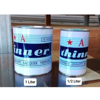 Jual Thinner Thiner Tiner A cap Bintang 1 Liter dan 1/2 Liter . Pengencer Campur Cat Minyak Besi ...