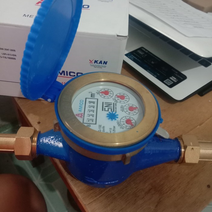 Jual Water Meter Amico SNI Kuningan Size 1/2 inch | Shopee Indonesia