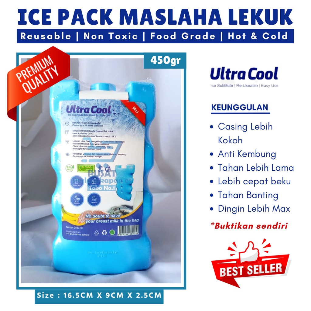 Jual ES PACK MURAH / TEMPAT BLUE ICE / PENDINGIN AIR MINUM / DRY ICE ...