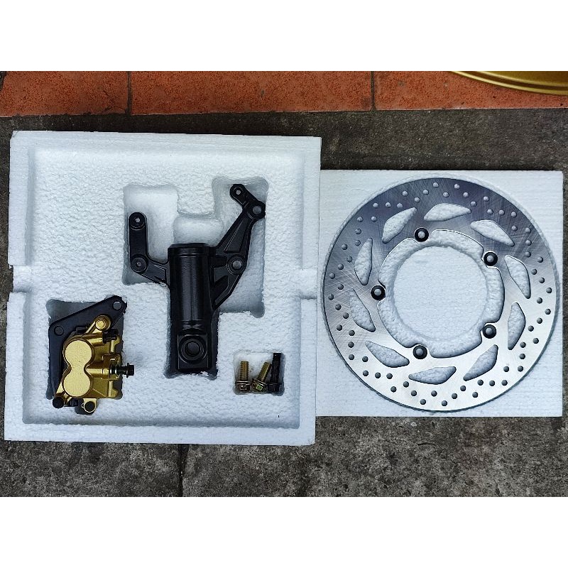 Jual paket double disk brake kiri R15 V3 , R15 V4, MT15 , XSR155 | Shopee Indonesia