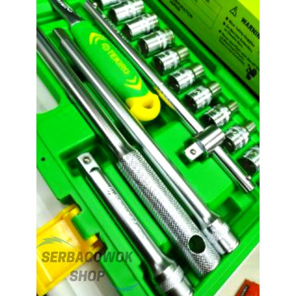 Jual Tekiro Kunci Sock Set 24 Pcs 1/2 Inch DR 6 PT 8 - 32 MM Box Plastik Termurah Berkualitas ...