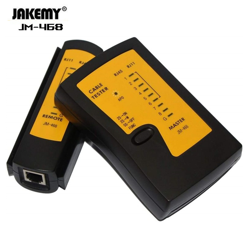 Jual Jakemy Tester JM-468 Rj11 Rj12 Cat5 Cat 6 Utp Network Lan Cable ...