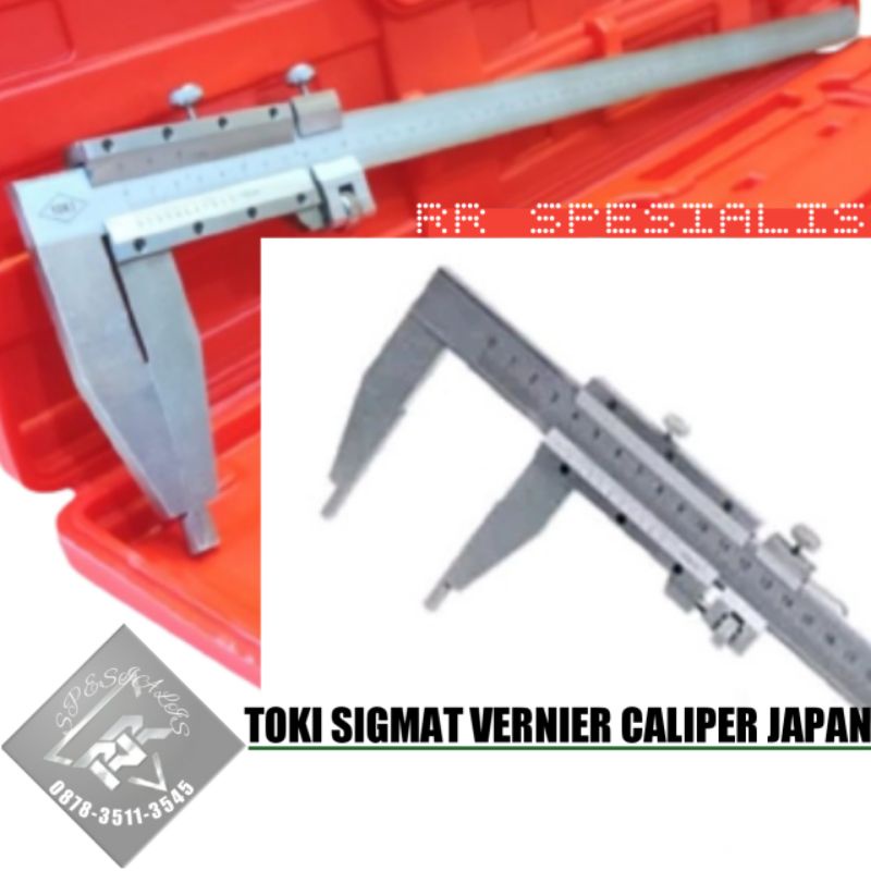 Jual sigmat vernier caliper jangka sorong 40 inch TOKI original sigmat 1000 mm sigmat 1 meter ...