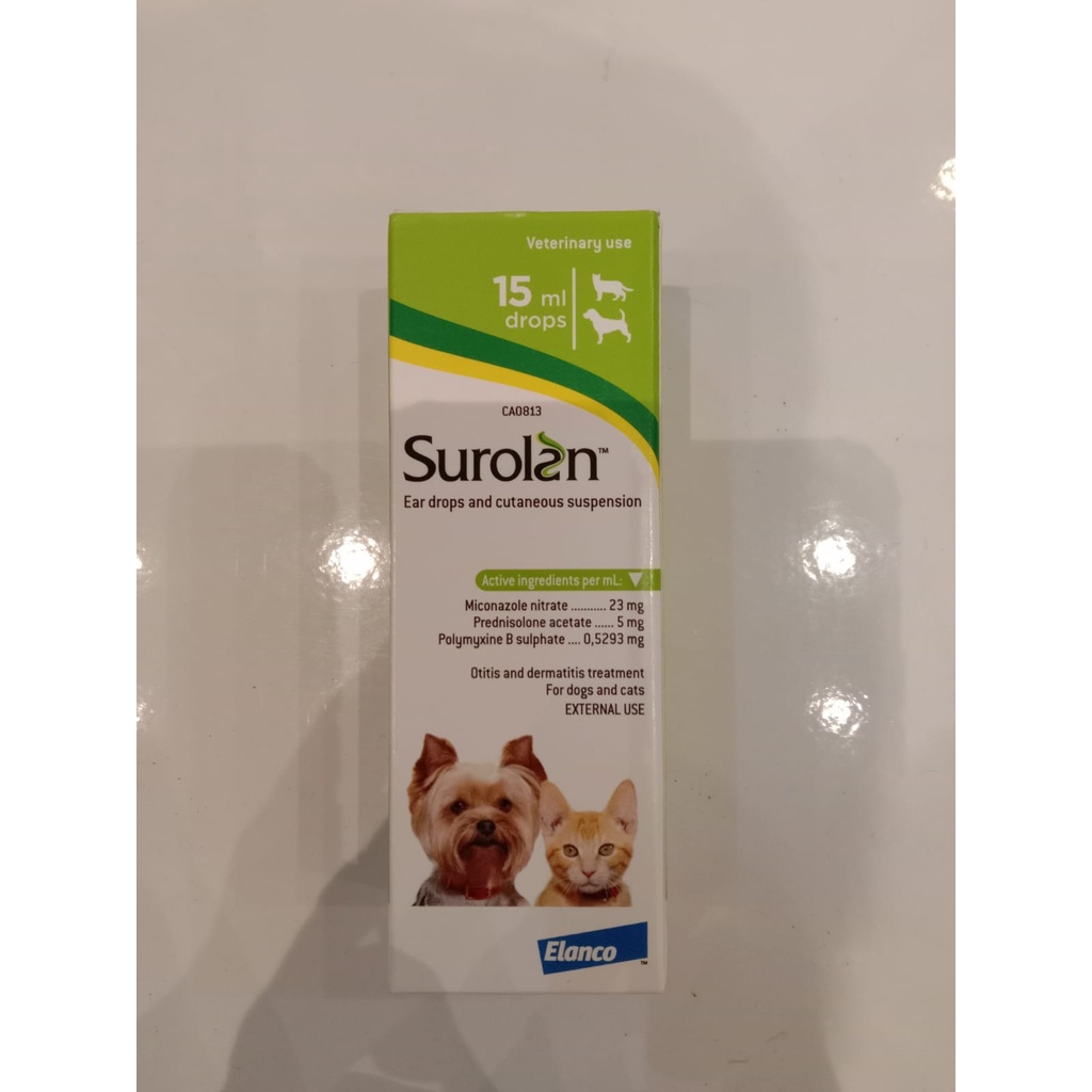 Jual SUROLAN EAR DROPS AND CUTANEOUS SUSPENSION 15ML DROPS OBAT TETES ...