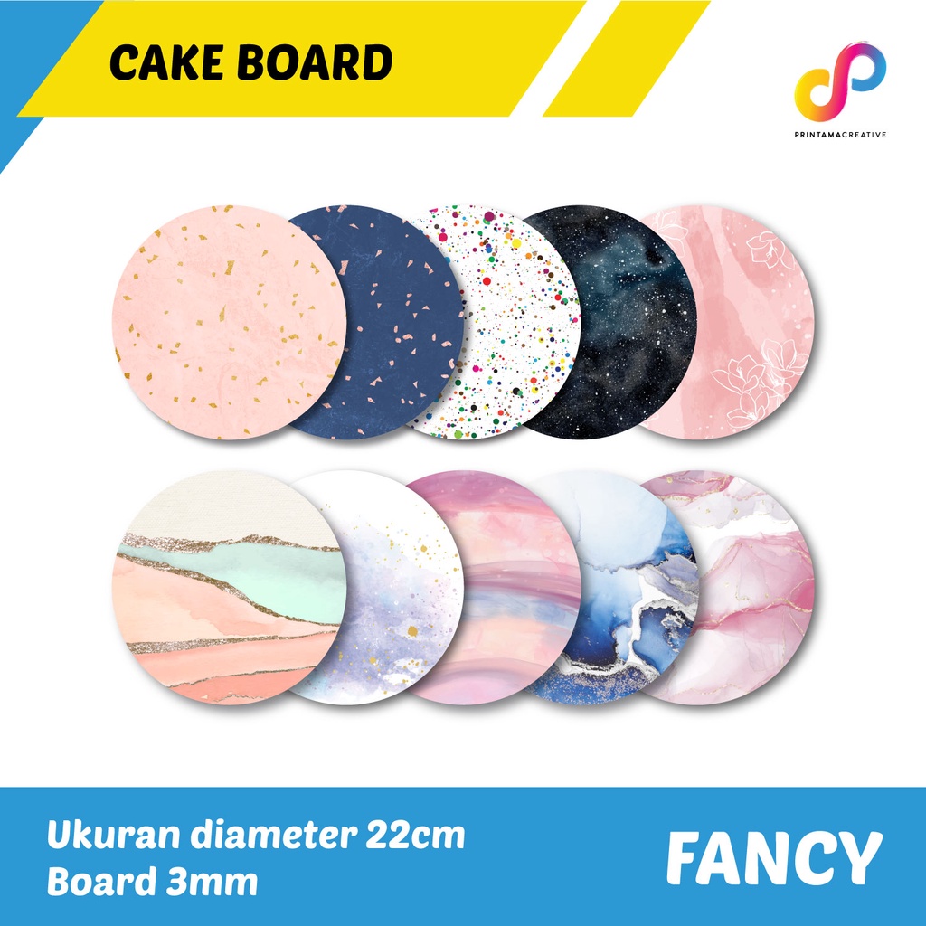 Jual Round Cake Board 22 cm ( Tatakan Kue ) | Shopee Indonesia