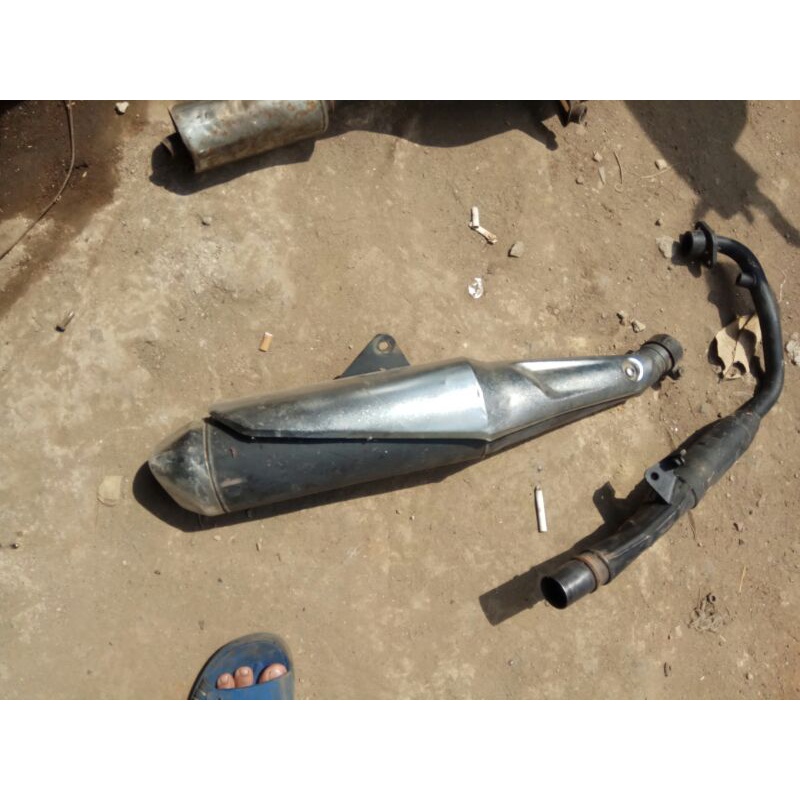 Jual Knalpot CBR 150R orsinil standar pabrik k45 | Shopee Indonesia
