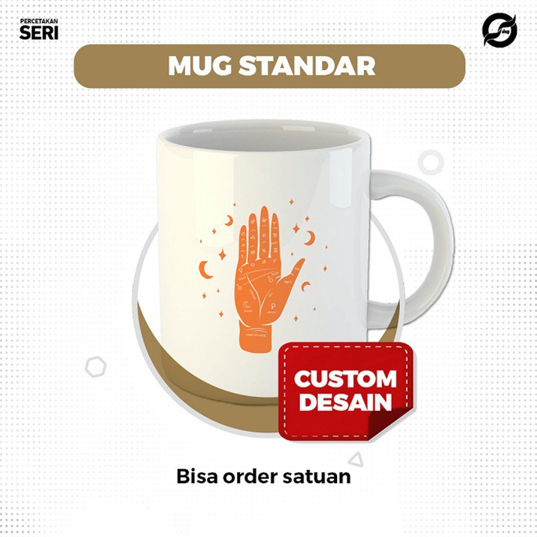 Jual Mug Custom Desain Tanpa Minimal order bisa cetak foto | Shopee ...