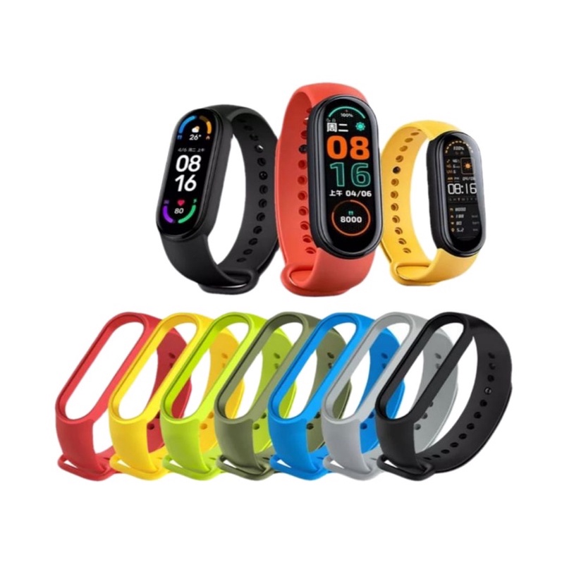 Jual Tali Strap Jam Tangan Smartwatch Xiaomi Mi Band 5 / Mi Band 6 | Shopee Indonesia