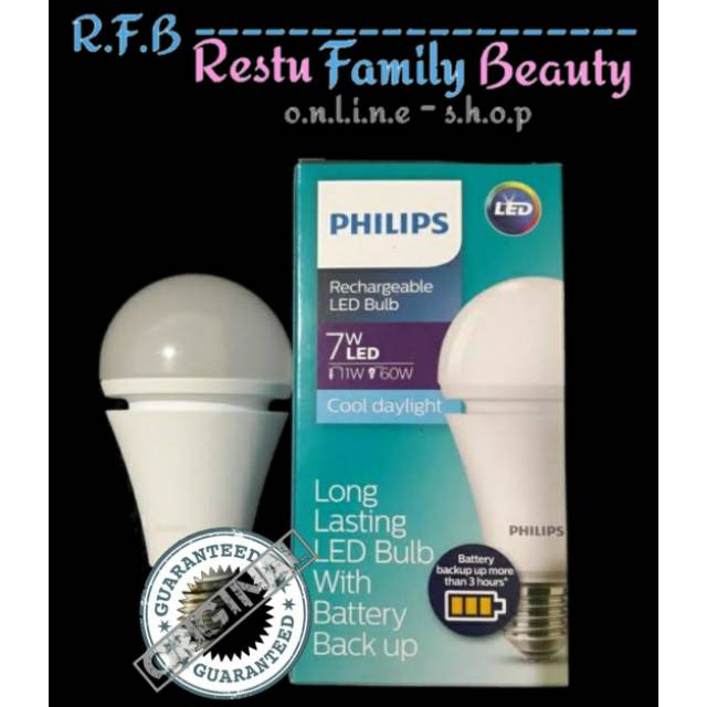 Jual PHILIPS LED BULB EMERGENCY 7 W | Shopee Indonesia