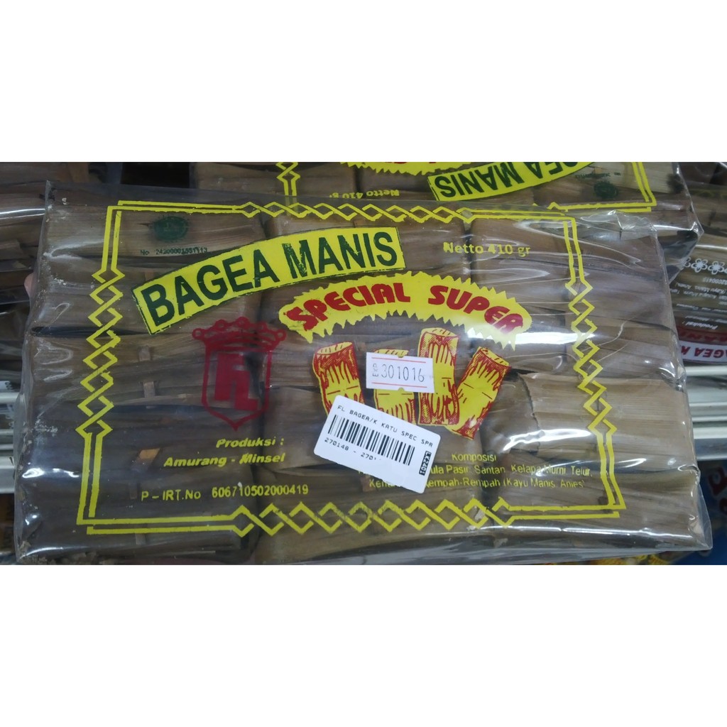Jual FL Bagea Kenari Special Super Besar 350 gr ( Oleh - Oleh / Jajanan ...