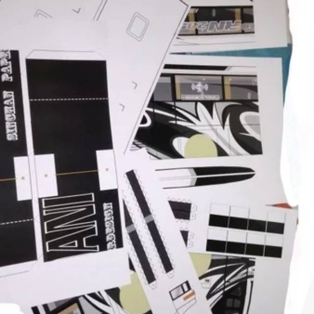 Jual Papercraft bus lembaran skala 20 bahan Stiker Chormo | Shopee ...