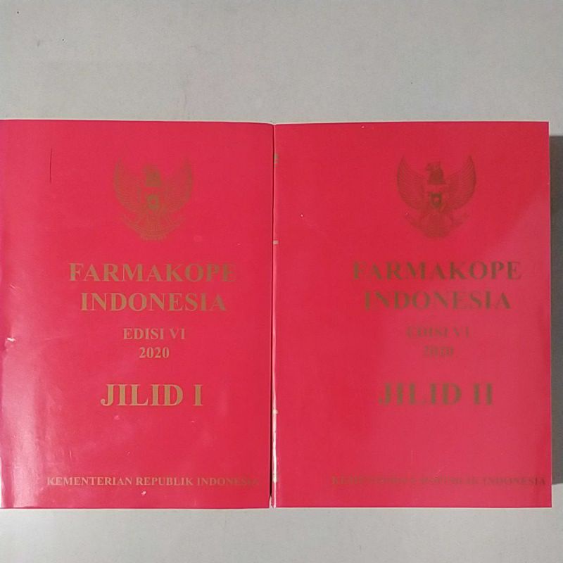 Jual BUKU FARMAKOPE INDONESIA EDISI VI 2020 JILID I-II | Shopee Indonesia