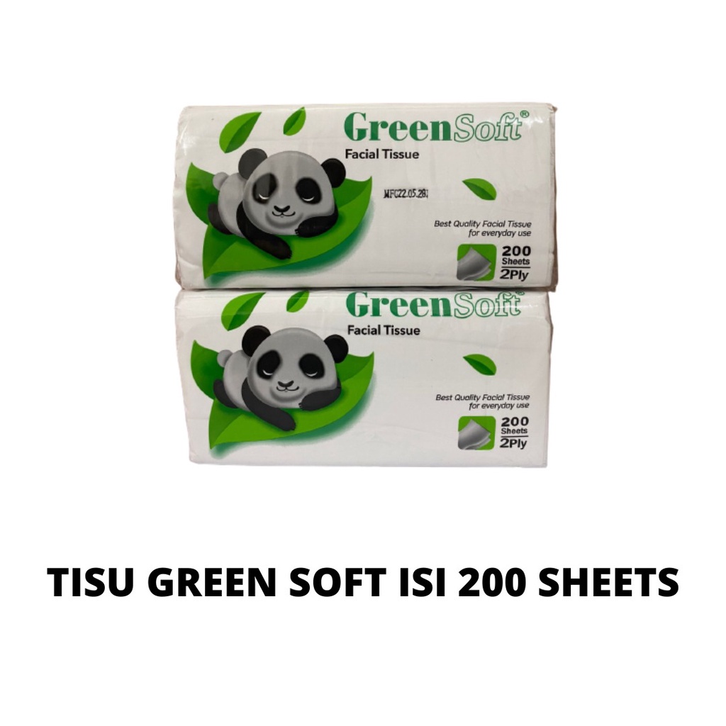 Jual TISU GREEN SOFT 200 SHEET, 170 SHEET, 600 GRAM, 800 GRAM DAN 10 ROLL | Shopee Indonesia