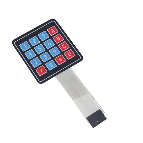 Jual 16 Key 4 x 4 Membrane Switch Keypad 4x4 4*4 Matrix Array Keyboard | Shopee Indonesia