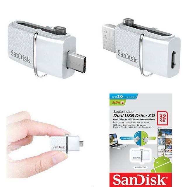 Jual Flashdisk SanDisk Ultra USB 3.0 32GB Dual Drive OTG - WHITE ...