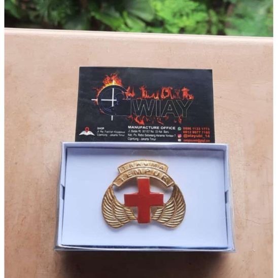 Jual Pin / Bros / Wings / Brevet Trauma Tempur + TNI POLRI | Shopee ...