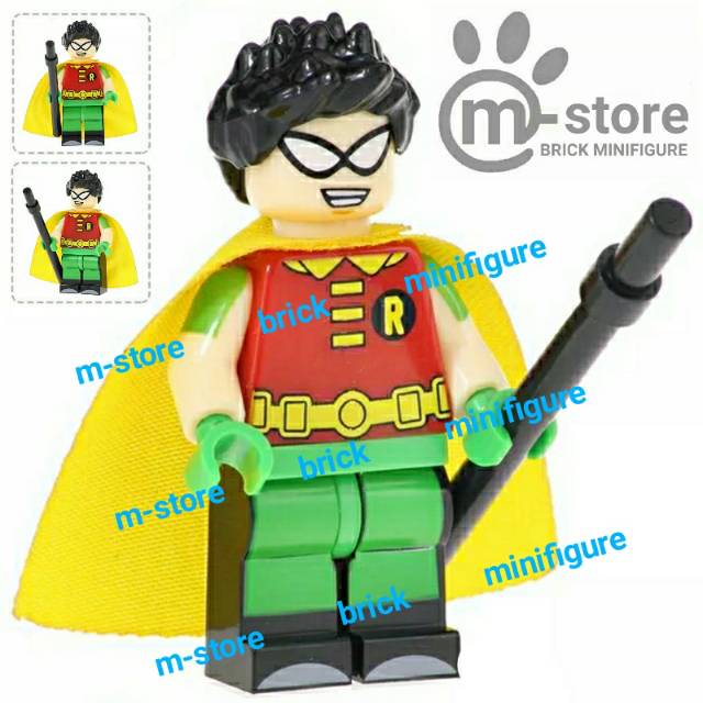 Jual brick teen titans robin mini toy figure | Shopee Indonesia