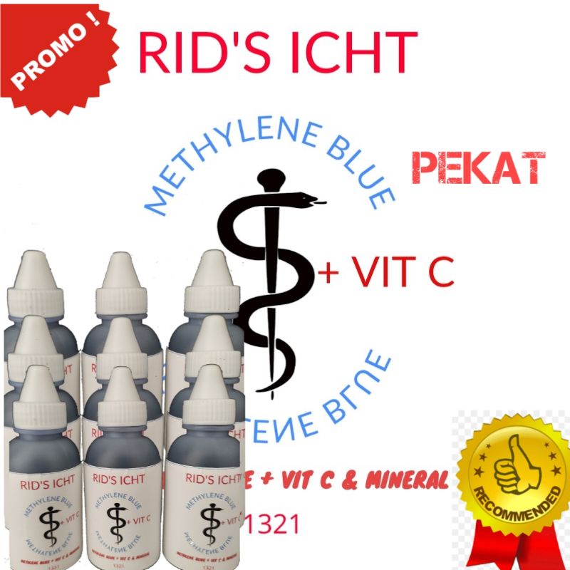Jual RID'S ICHT PLUS /METHYLENE BLUE/ 60ml | Shopee Indonesia