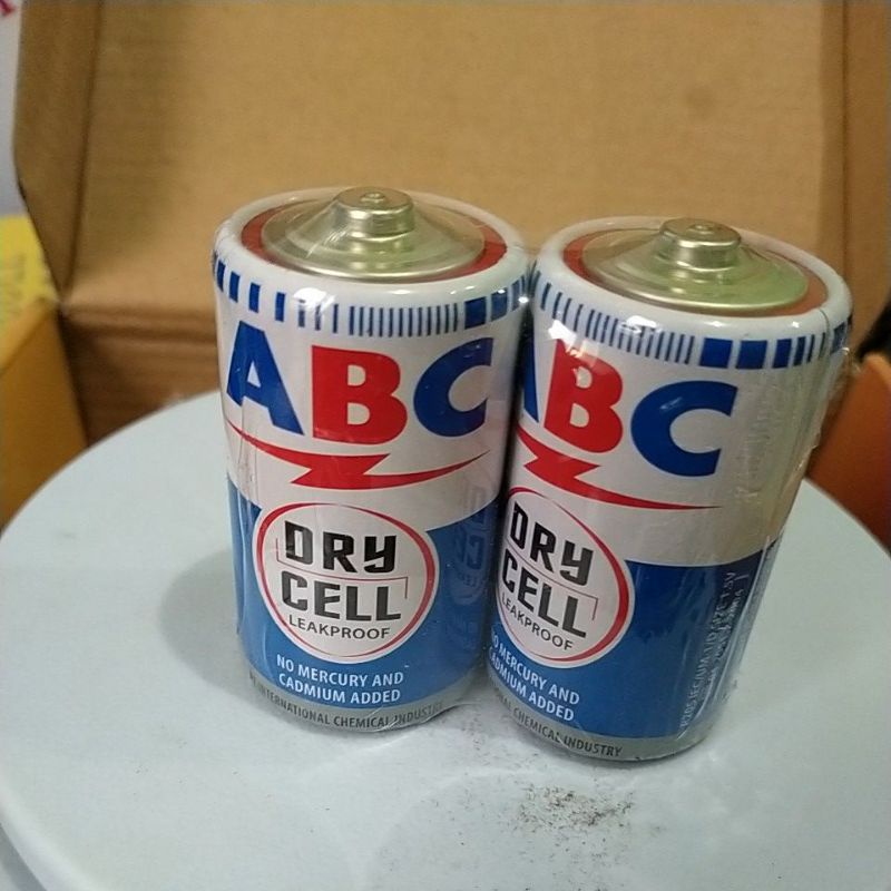 Jual BATERAI ABC UK BESAR (R20S/D), PER PASANG/PACK | Shopee Indonesia