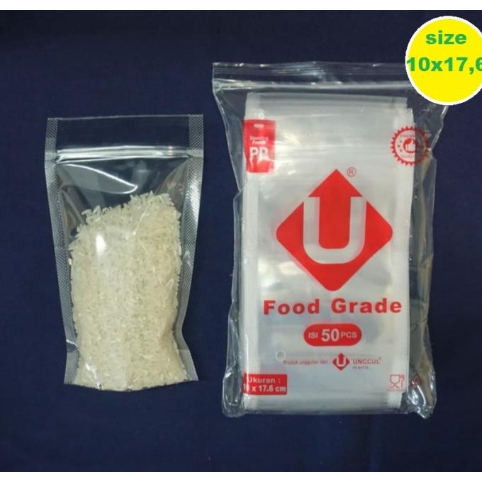 Jual STANDING POUCH/ ZIPLOCK /PLASTIK KEMASAN MAKANAN BERDIRI UK 10X17 ...