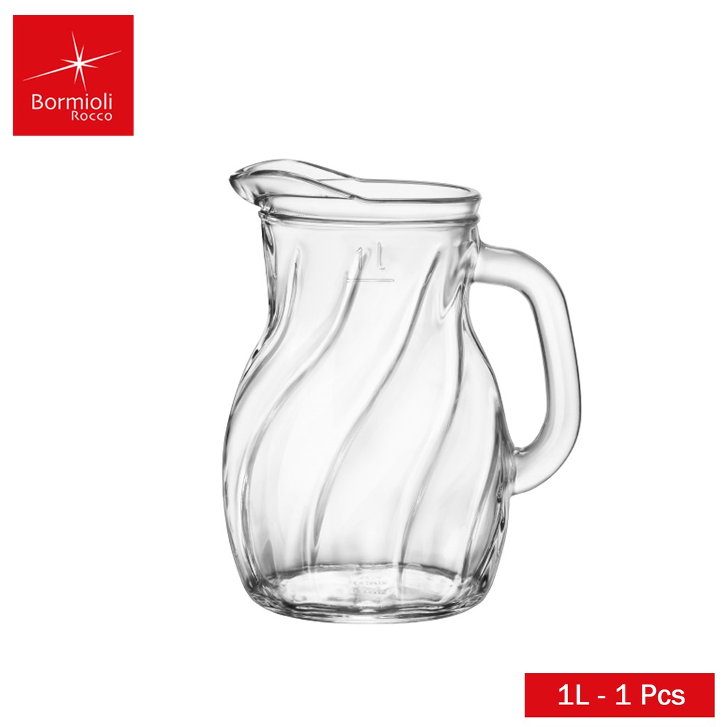 Jual Bormioli Rocco Pitcher/Teko Bistrot Twist 1L - 1pcs | Shopee Indonesia