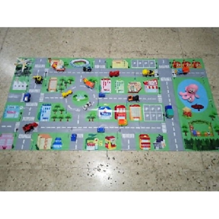 Jual Alas Bermain Karpet Track Playmat Road Mat Map Jalanan Mobil ...