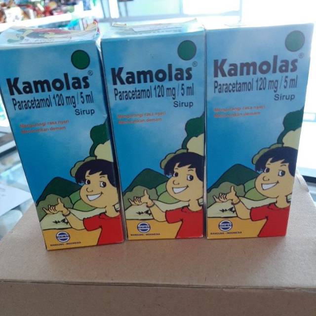 Jual KAMOLAS SIRUP 60ml parasetamol | Shopee Indonesia