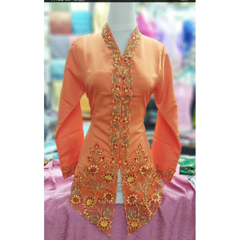 Jual READY//KEBAYA ENCIM BORDIR//KEBAYA BETAWI//KEBAYA LENGAN PANJANG ...