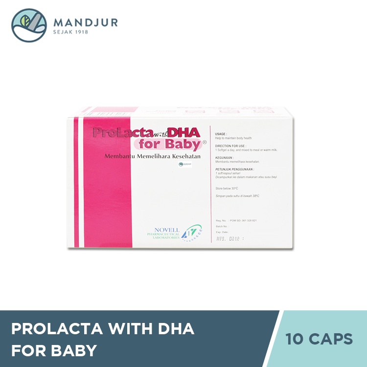 Jual Prolacta With DHA For Baby 10 Kapsul - Suplemen Kesehatan Bayi ...
