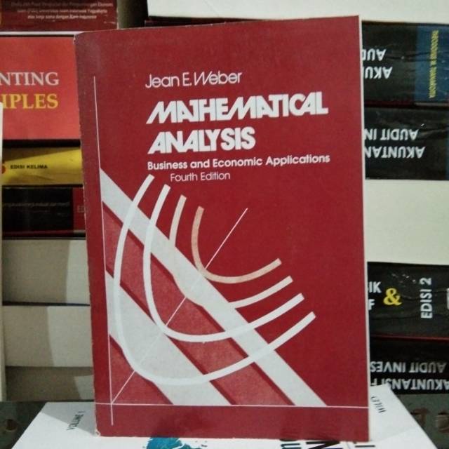 Jual MATHEMATICAL ANALYSIS JEAN WEBER | Shopee Indonesia